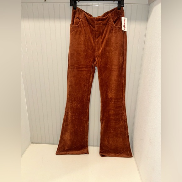 Wrangler | Pants & Jumpsuits | Wrangler Rust Corduroy Flared Pull On ...